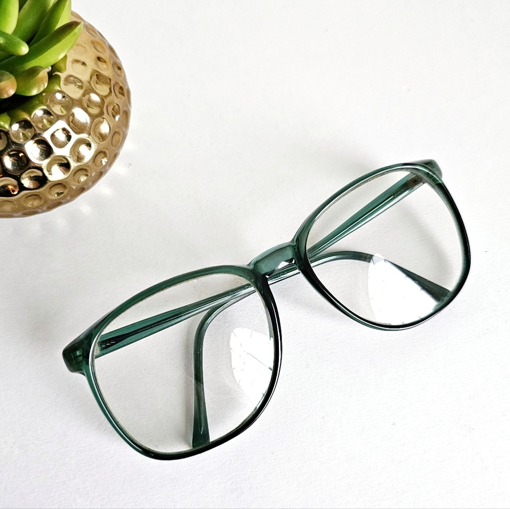 Rare 80's Kennedy Emerald Green Preppy Oversized Fram… - Gem